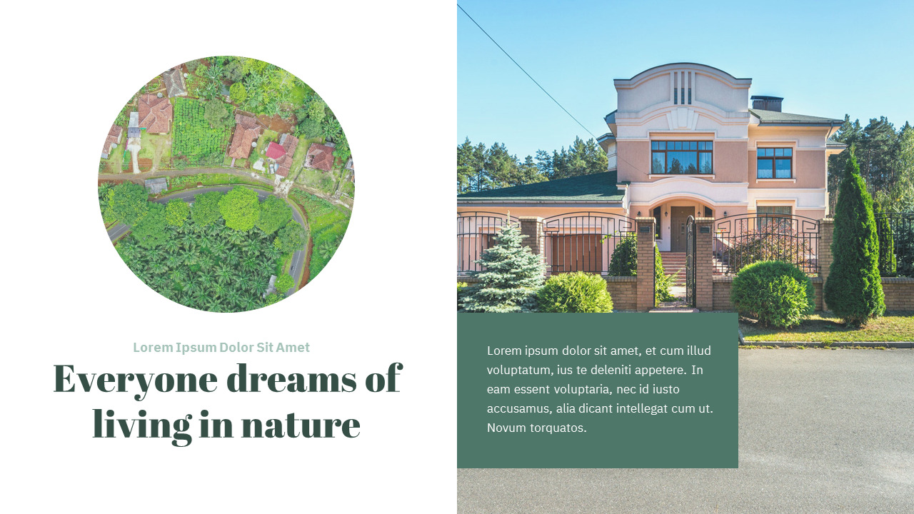 Pastoral House in Nature Google Slides Presentation