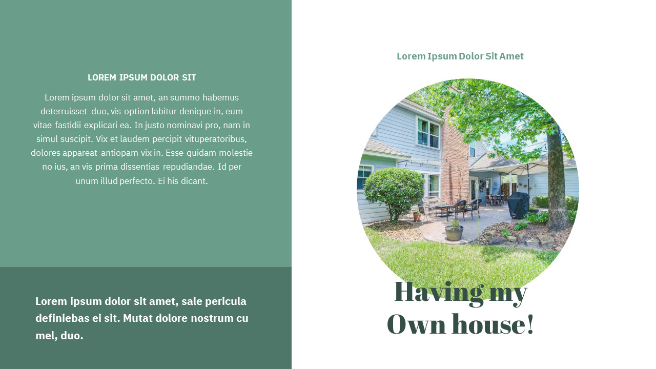 Pastoral House in Nature Google Slides Presentation
