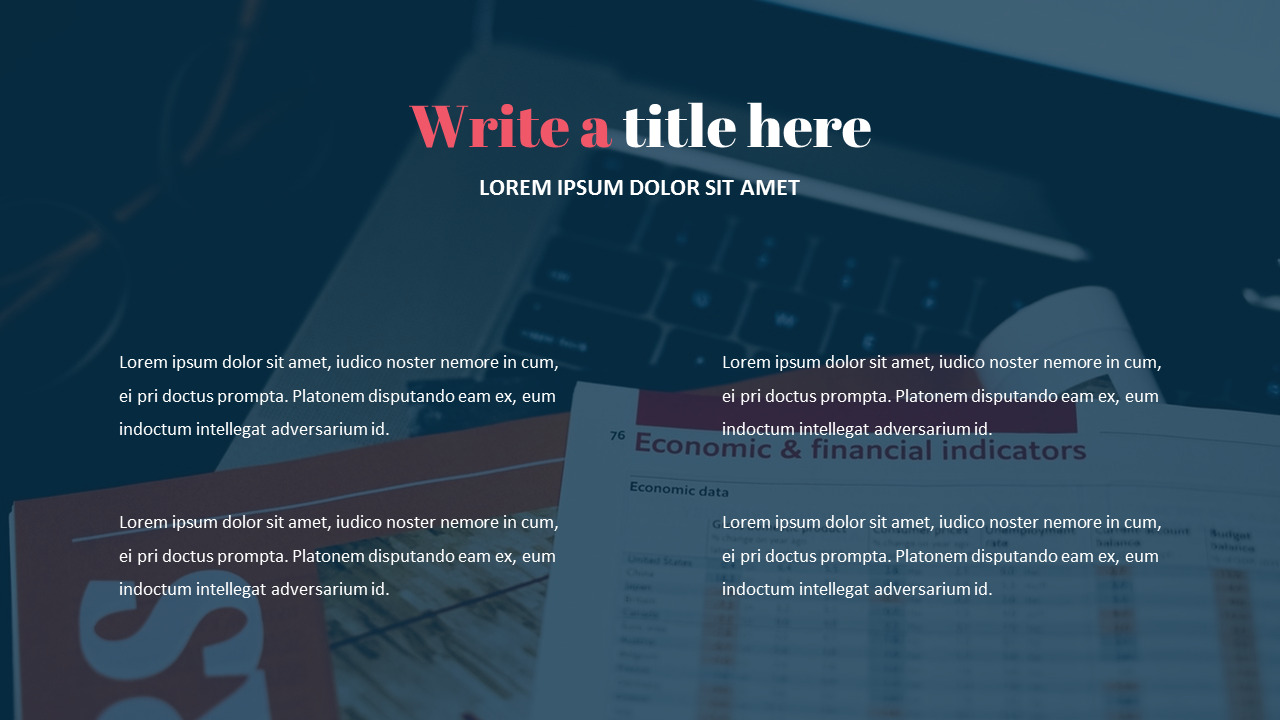 Data Analysis team presentation template