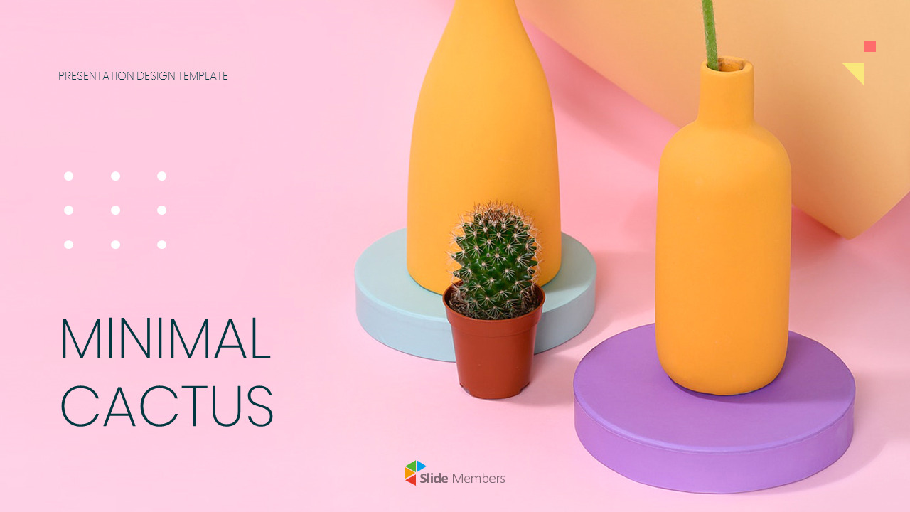 Minimal Cactus Google Slides Presentation Templates|Lifestyle