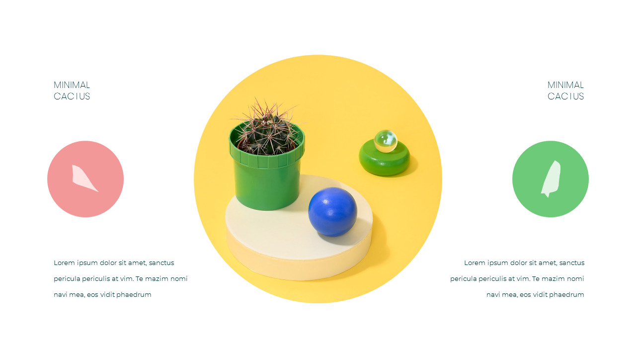 Minimal Cactus Google Slides Presentation Templates|Lifestyle