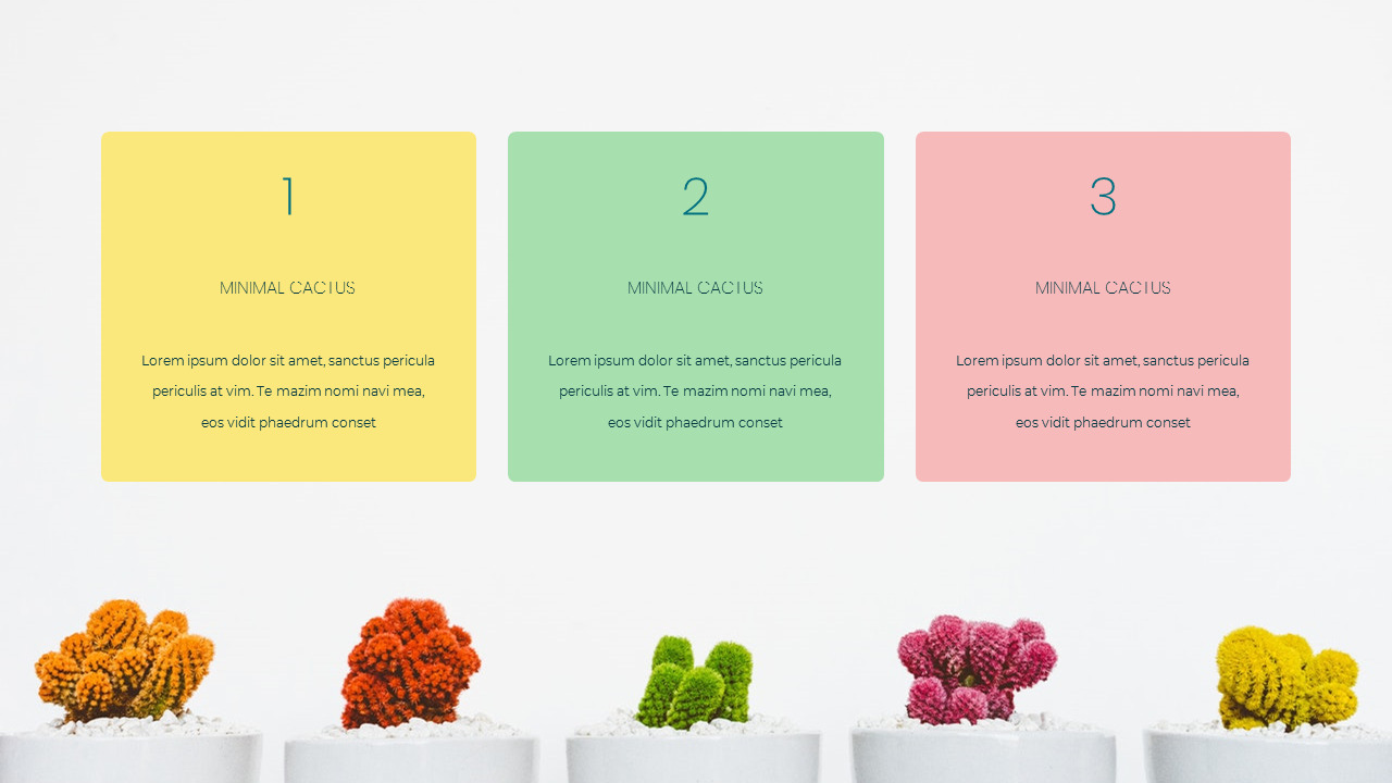 Minimal Cactus Google Slides Presentation Templates|Lifestyle