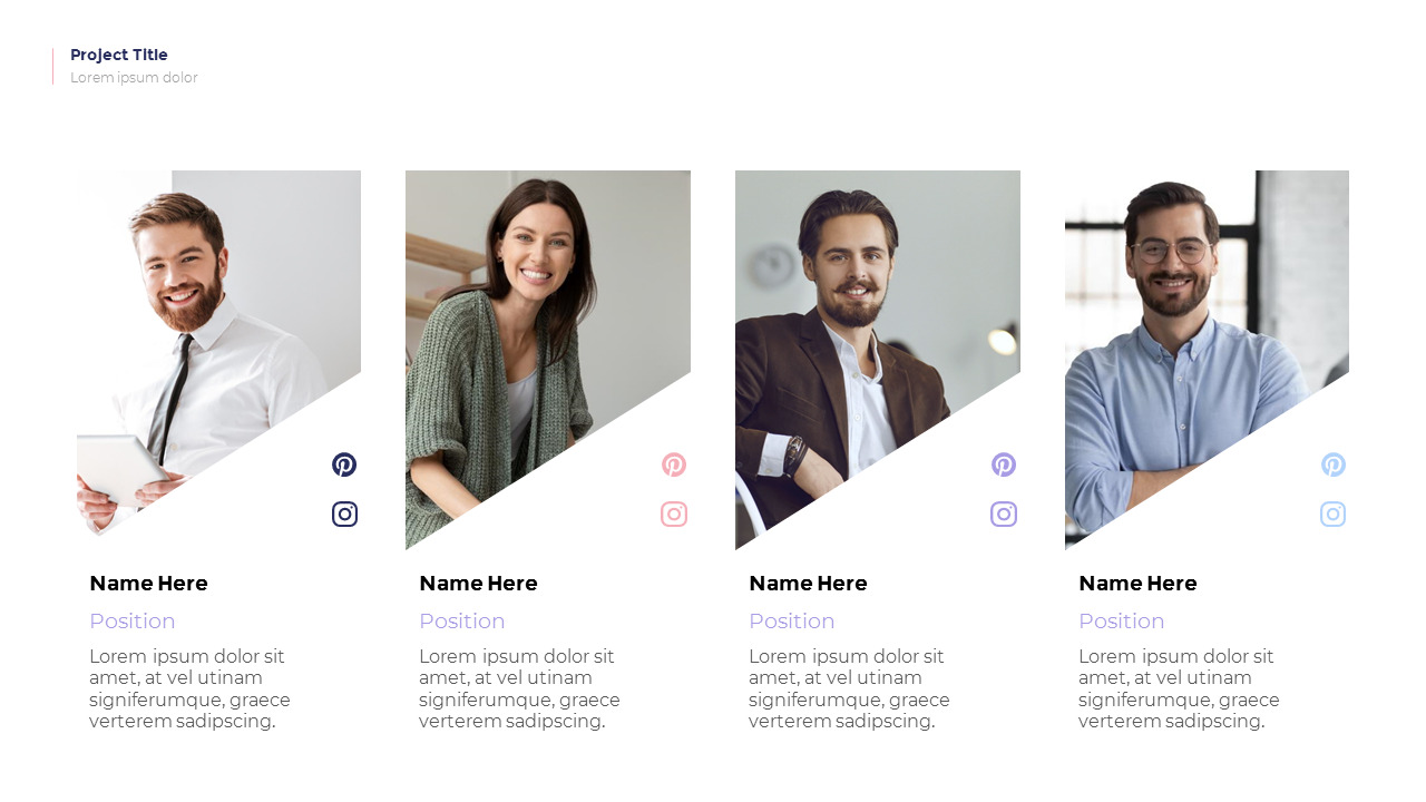 Simple Pattern Background Project Deck Simple Google Presentation