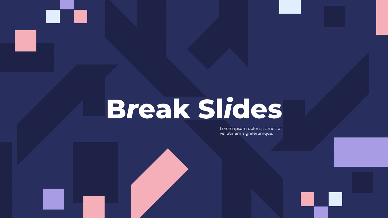 Simple Pattern Background Project Deck Simple Google Presentation