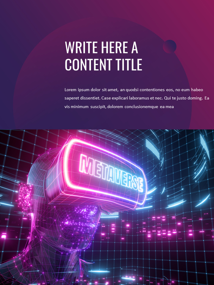 Metaverse google slides template
