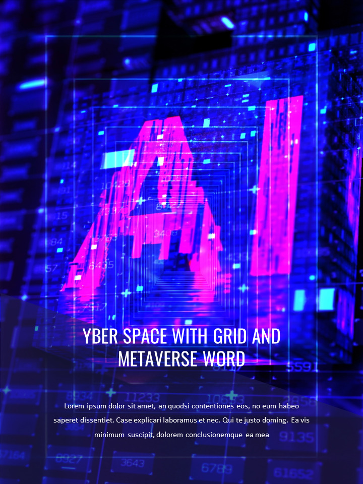 Metaverse google slides template