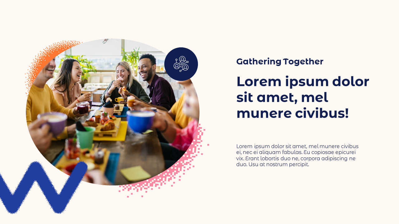 Social Gathering Pitch Deck Design brief Templates