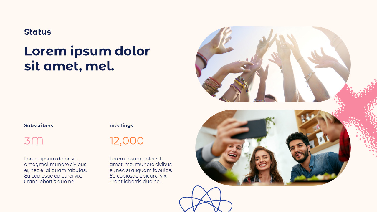 Social Gathering Pitch Deck Design brief Templates