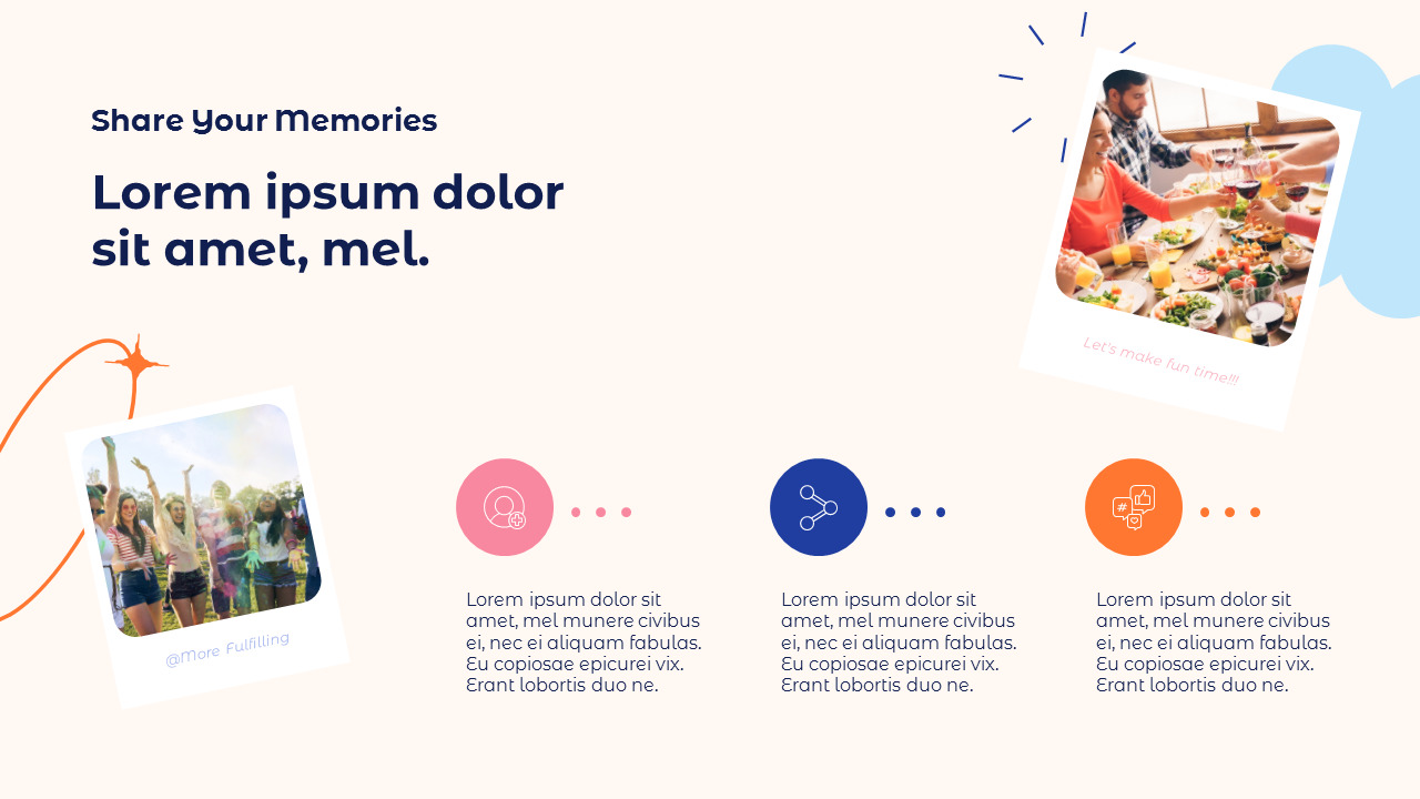 Social Gathering Pitch Deck Design brief Templates