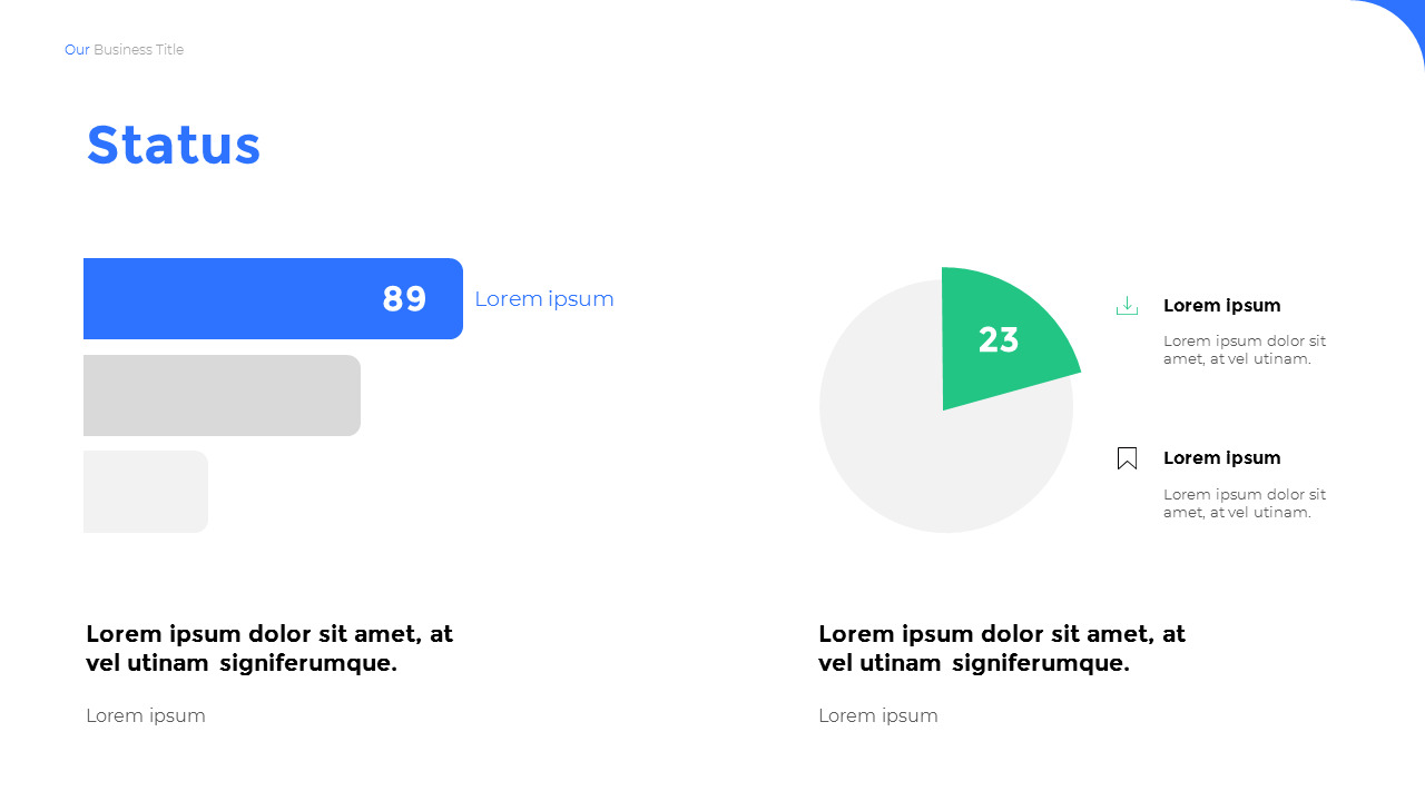 Works Simply Report Easy Slides Design