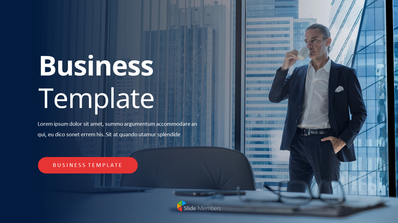 ビジネステンプレート パワーポイントデザイン