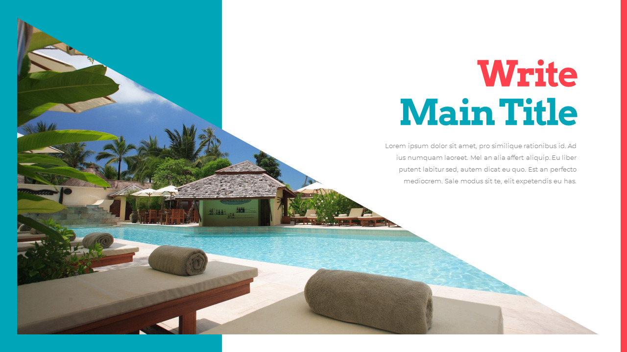 Summer Vacation PPT Background|Business|Templates