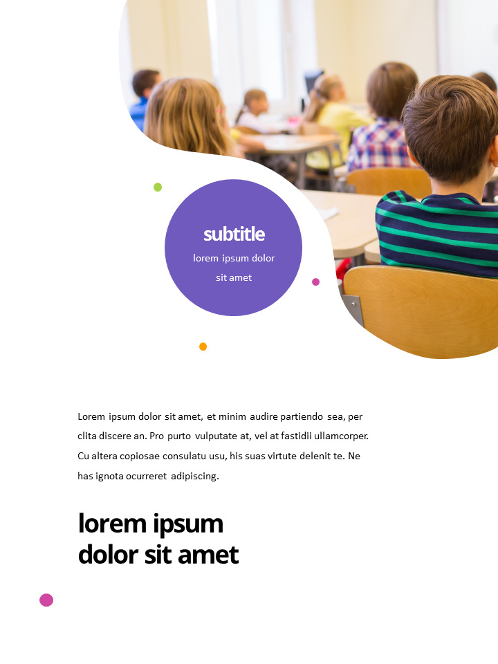 Creative Education template design