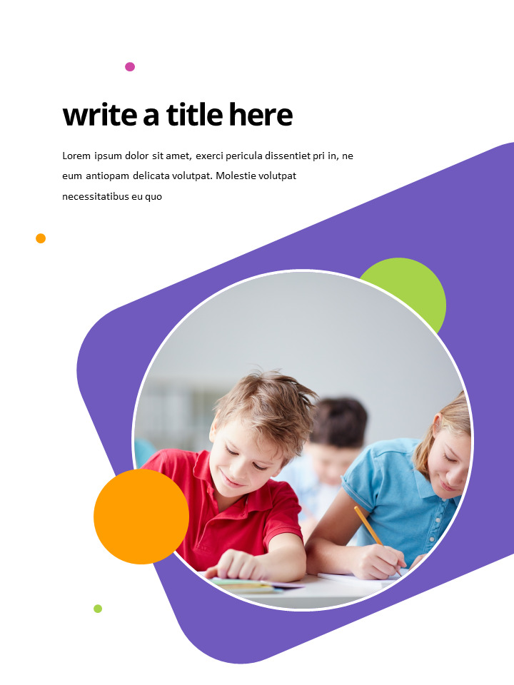 Creative Education template design