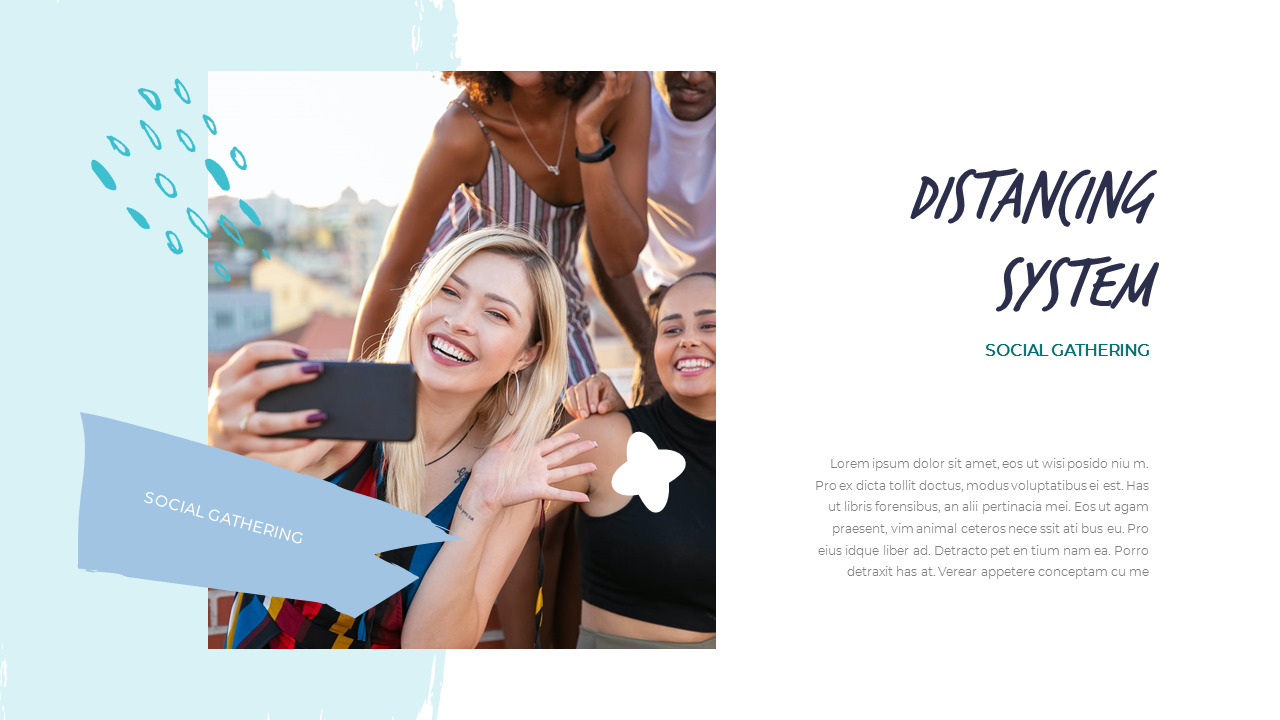 Social Gathering for Happy Hour Easy PowerPoint Design