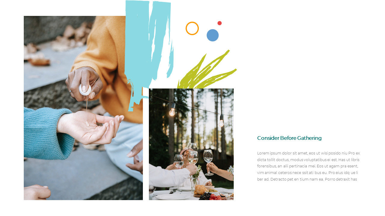 Social Gathering for Happy Hour Easy PowerPoint Design