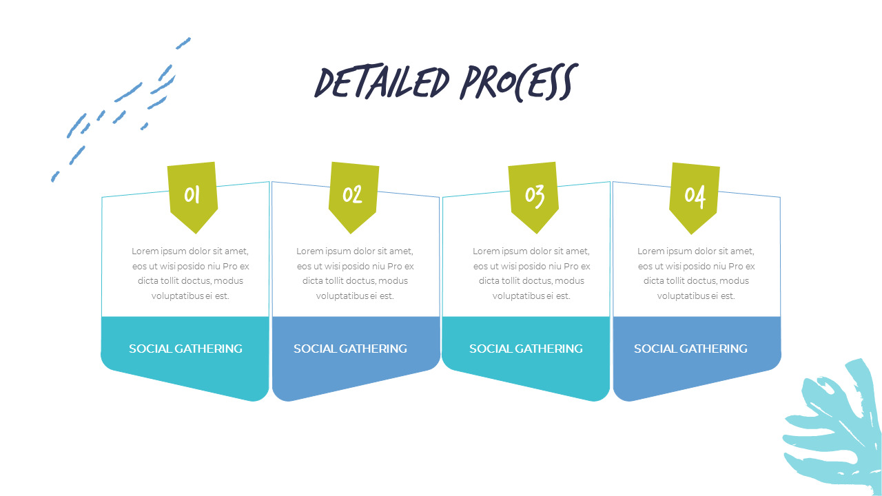 Social Gathering for Happy Hour Easy PowerPoint Design