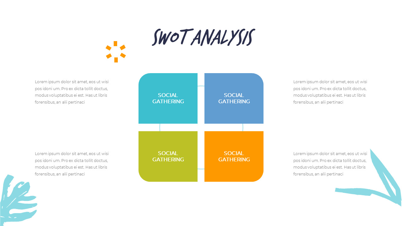 Social Gathering for Happy Hour Easy PowerPoint Design