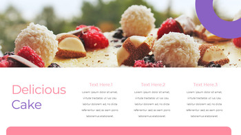 Sweet Cake Presentation Google Slides Templates