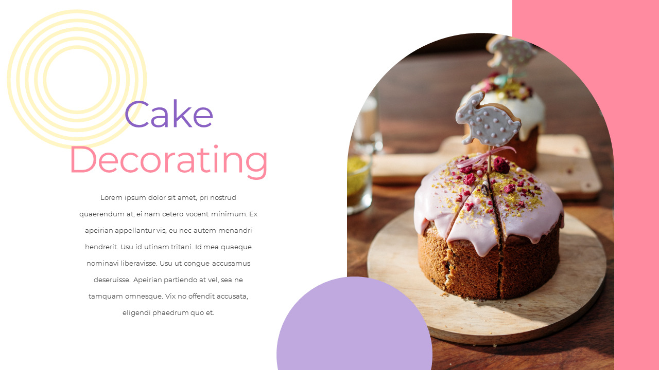 Sweet Cake Presentation Google Slides Templates