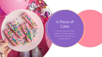 Sweet Cake Presentation Google Slides Templates