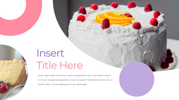 Sweet Cake Presentation Google Slides Templates