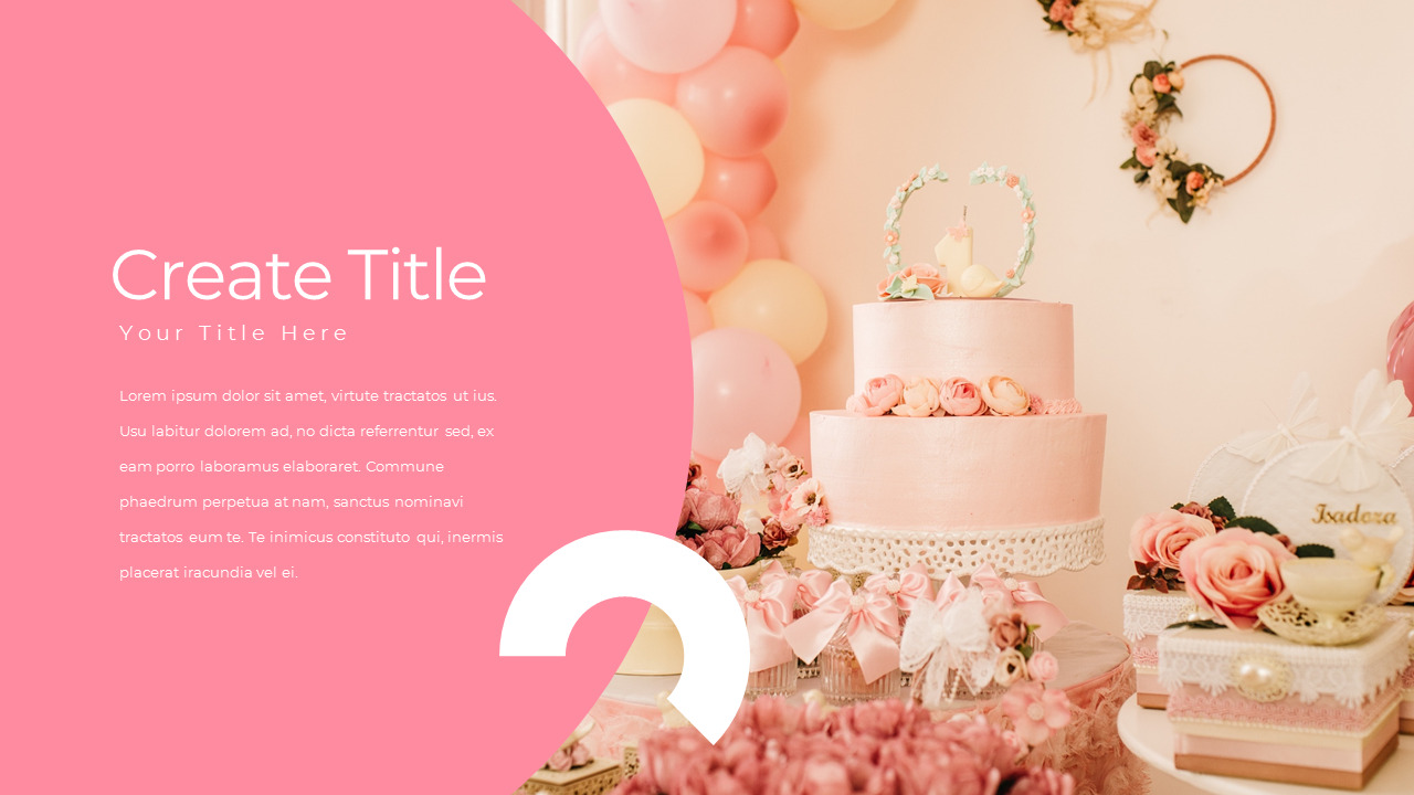 Sweet Cake Presentation Google Slides Templates