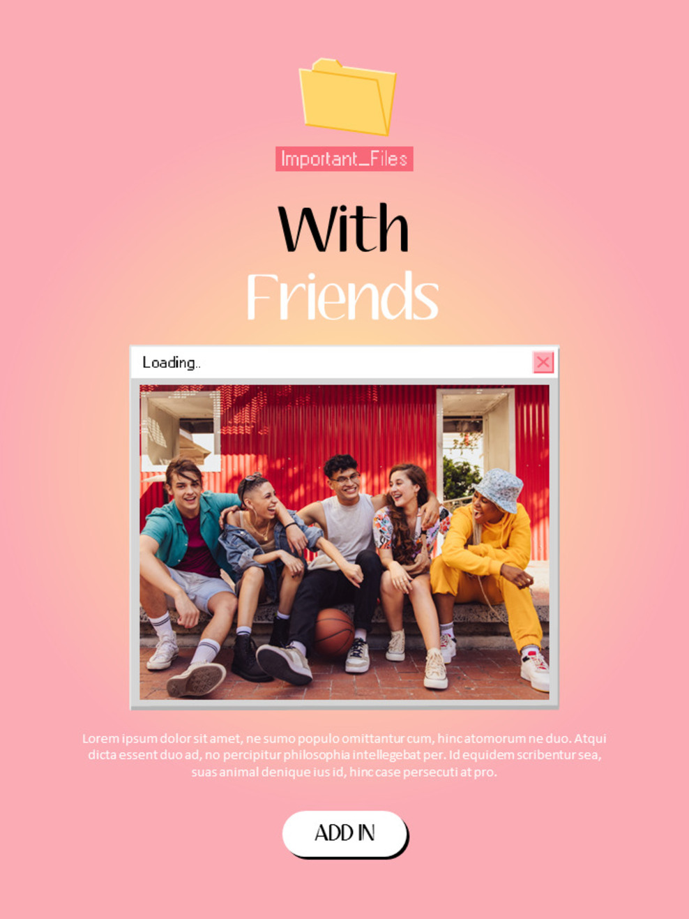 Time Together with Friends Presentation Format