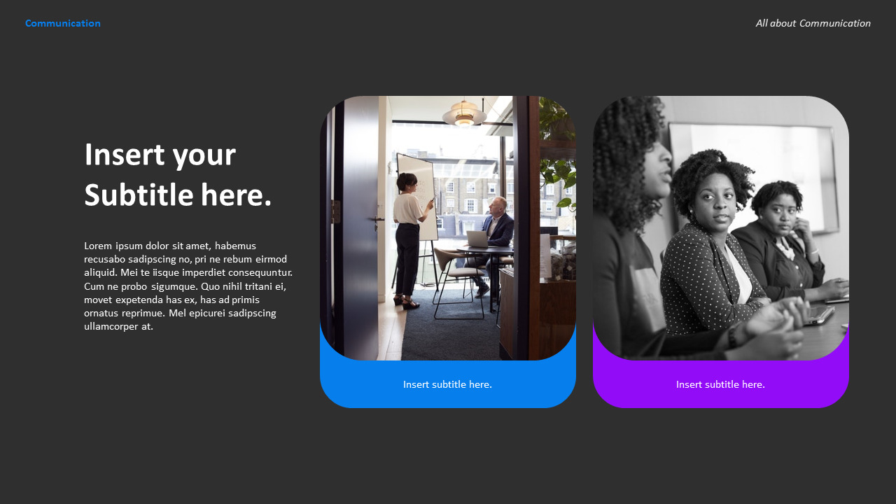 Communication Google Slides Themes for Presentations