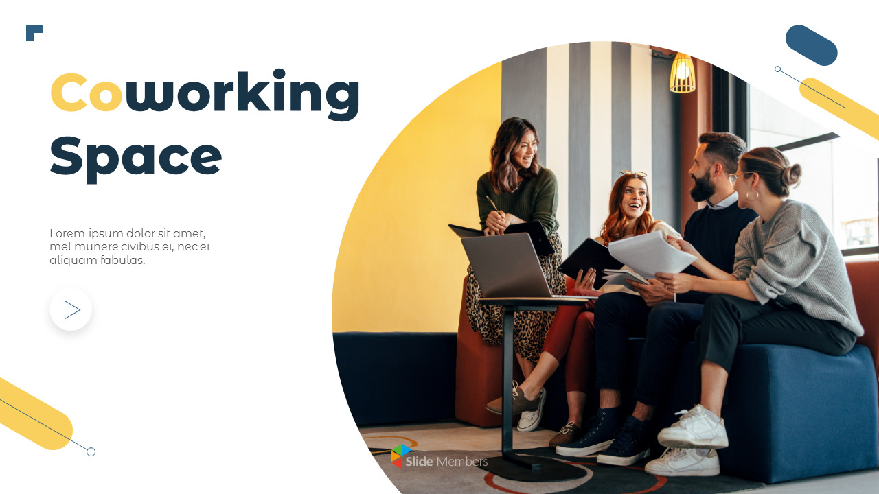 Coworking Space Pitch Deck Business Pitch Deck