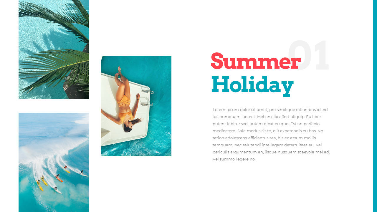 Summer Vacation Creative Google Slides|Business