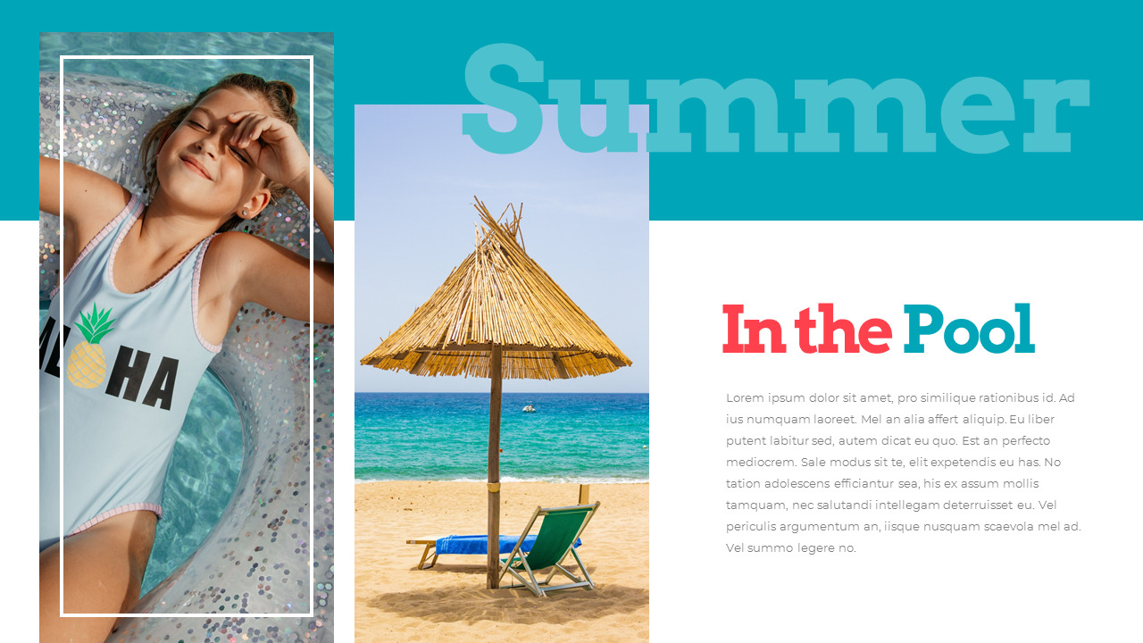 Summer Vacation Creative Google Slides|Business