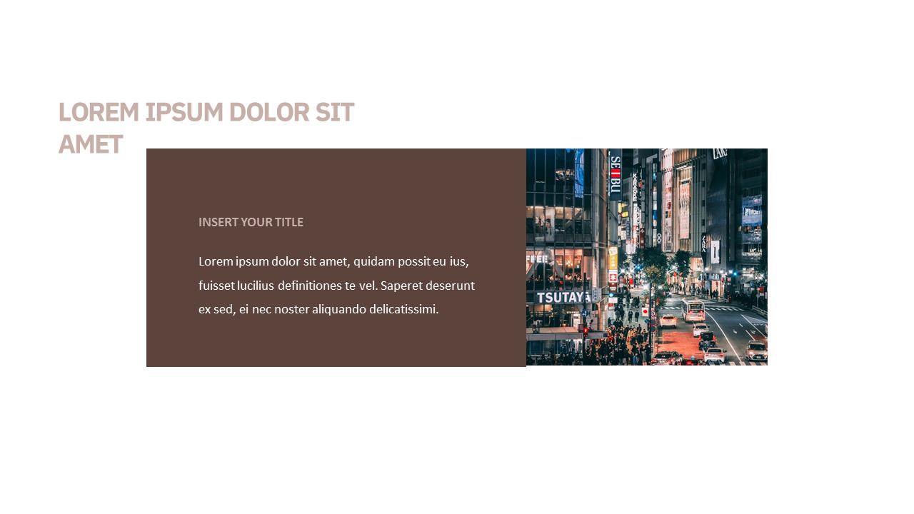 City Night View Presentation Google Slides Templates|Lifestyle