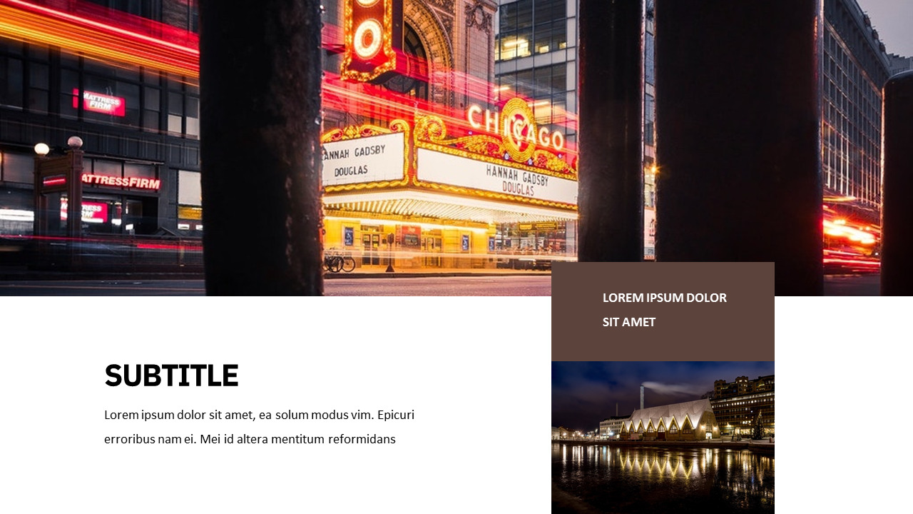 City Night View Presentation Google Slides Templates|Lifestyle