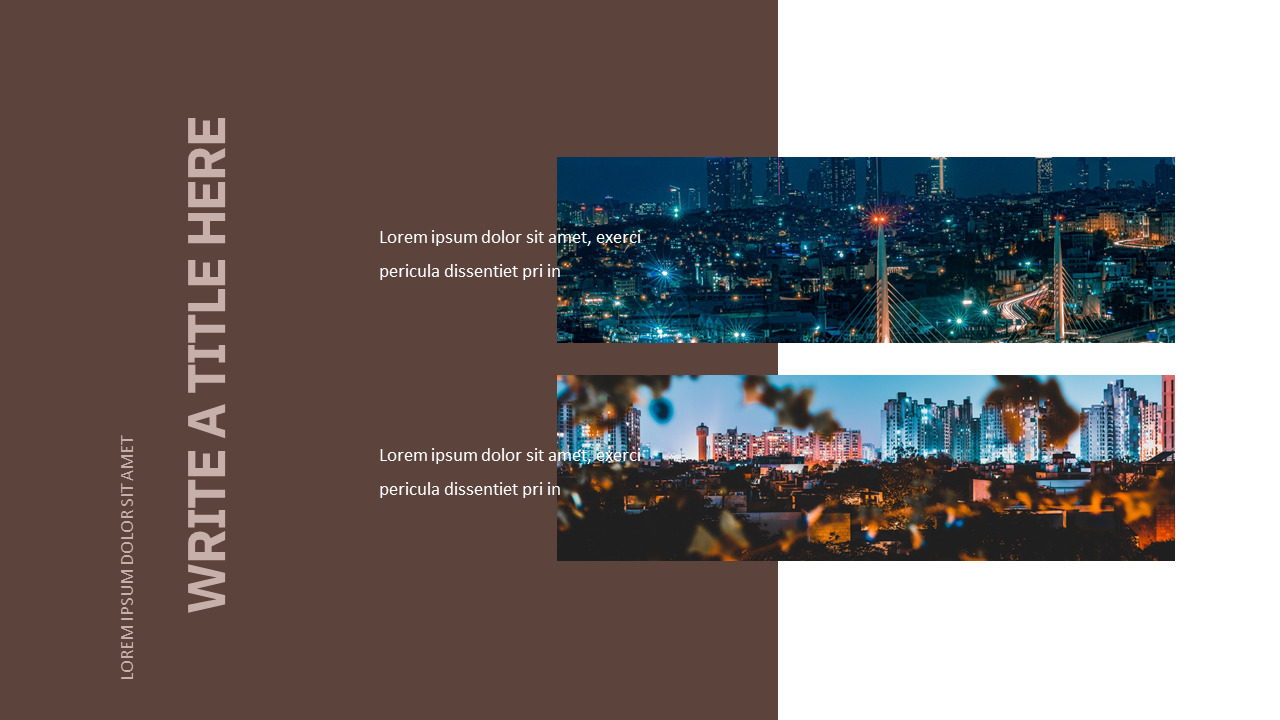 City Night View Presentation Google Slides Templates|Lifestyle