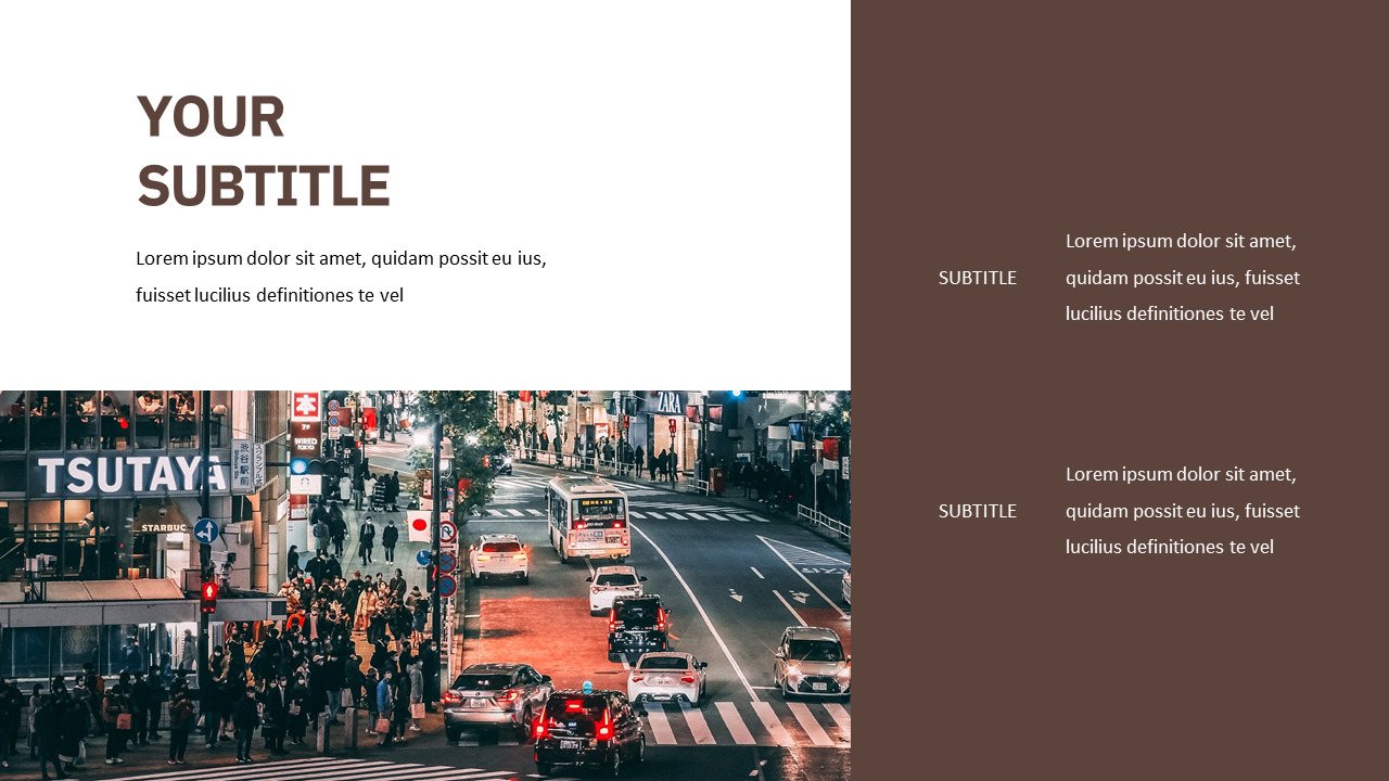 City Night View Presentation Google Slides Templates|Lifestyle