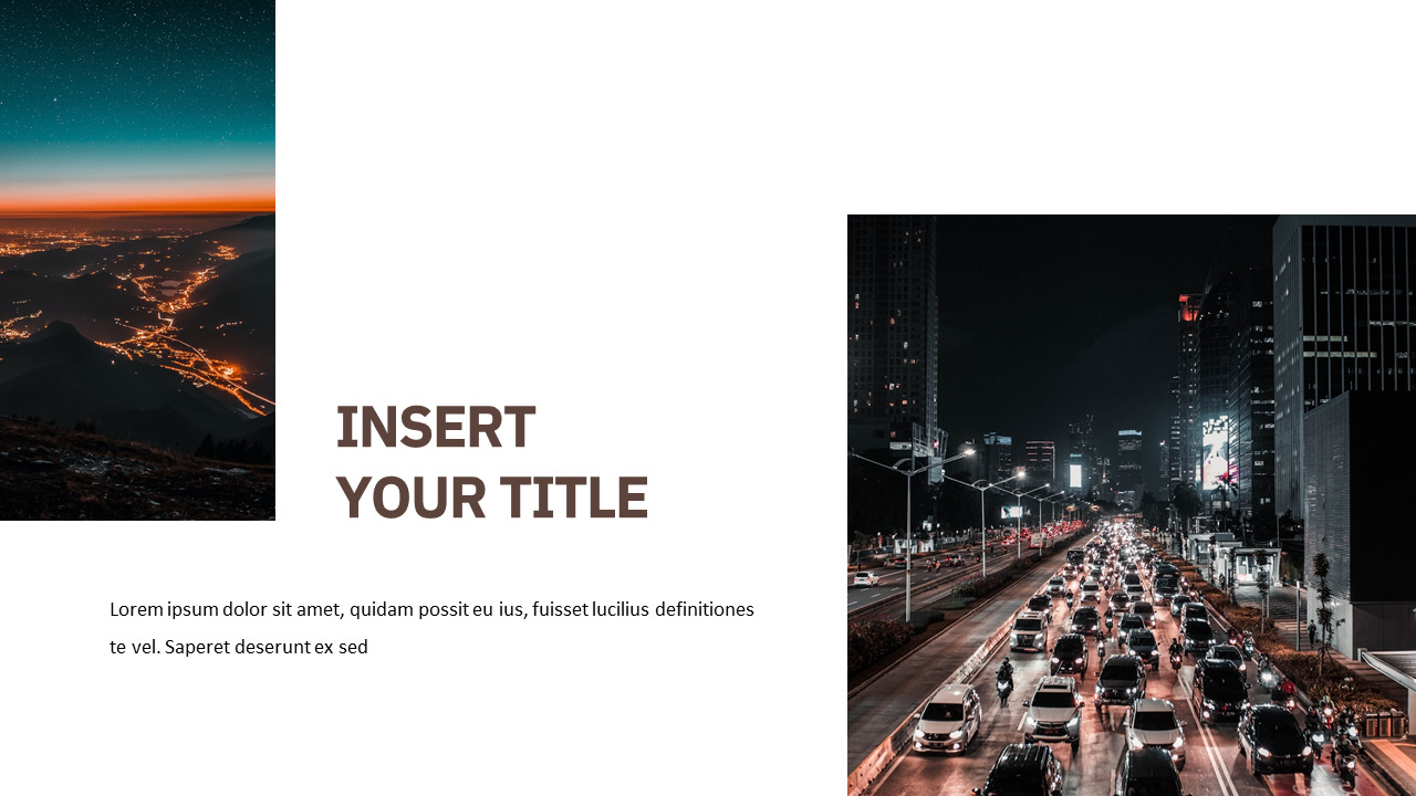 City Night View Presentation Google Slides Templates|Lifestyle