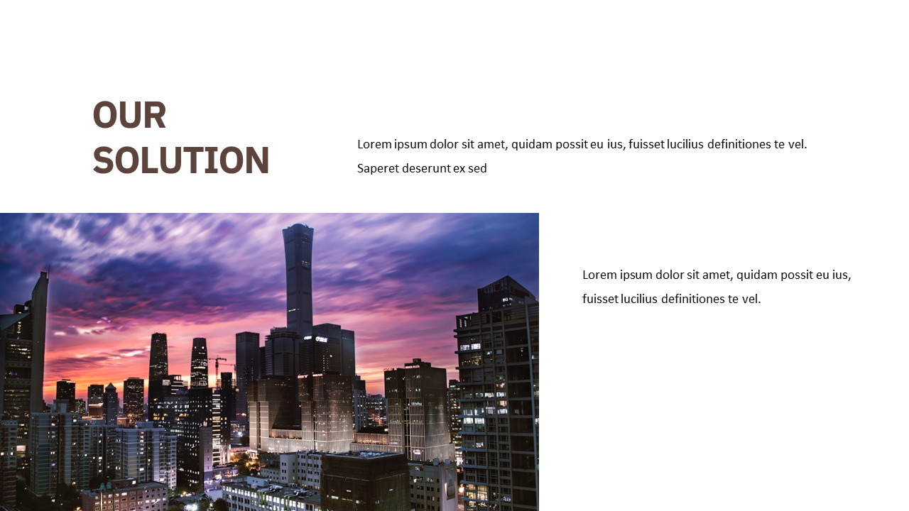 City Night View Presentation Google Slides Templates|Lifestyle