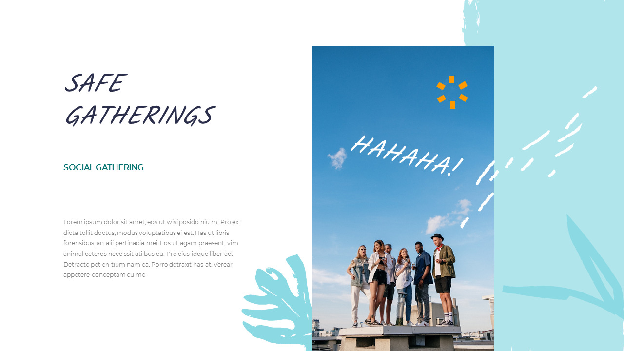 Social Gathering for Happy Hour Google Slides Presentation Templates