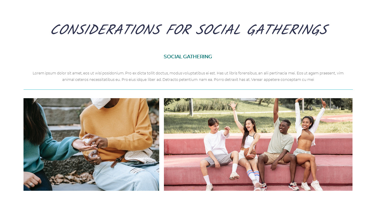 Social Gathering for Happy Hour Google Slides Presentation Templates