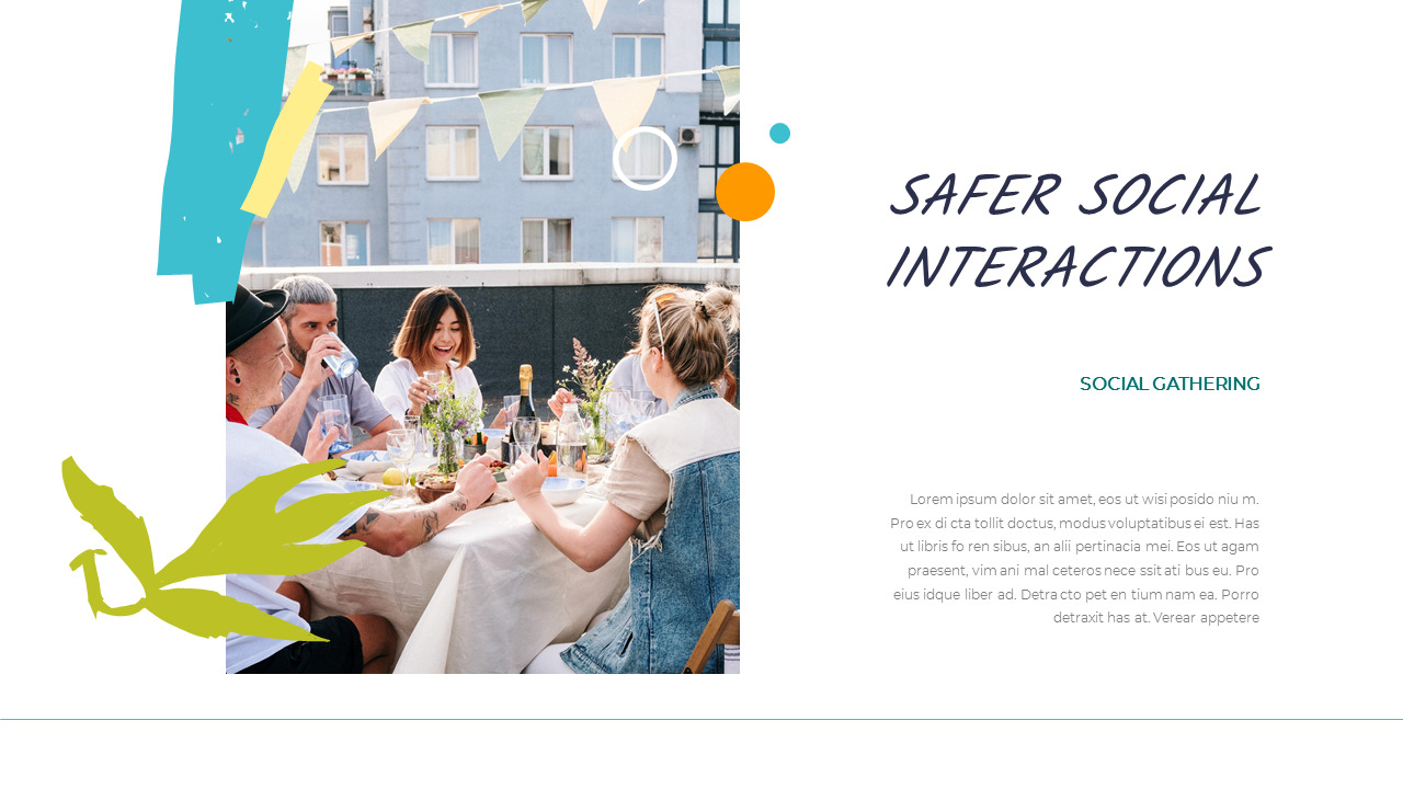 Social Gathering for Happy Hour Google Slides Presentation Templates