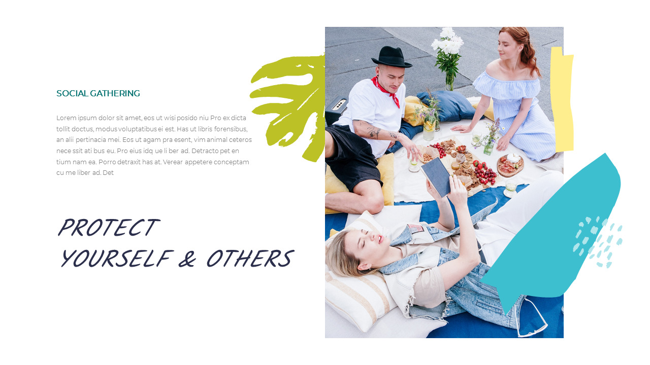Social Gathering for Happy Hour Google Slides Presentation Templates