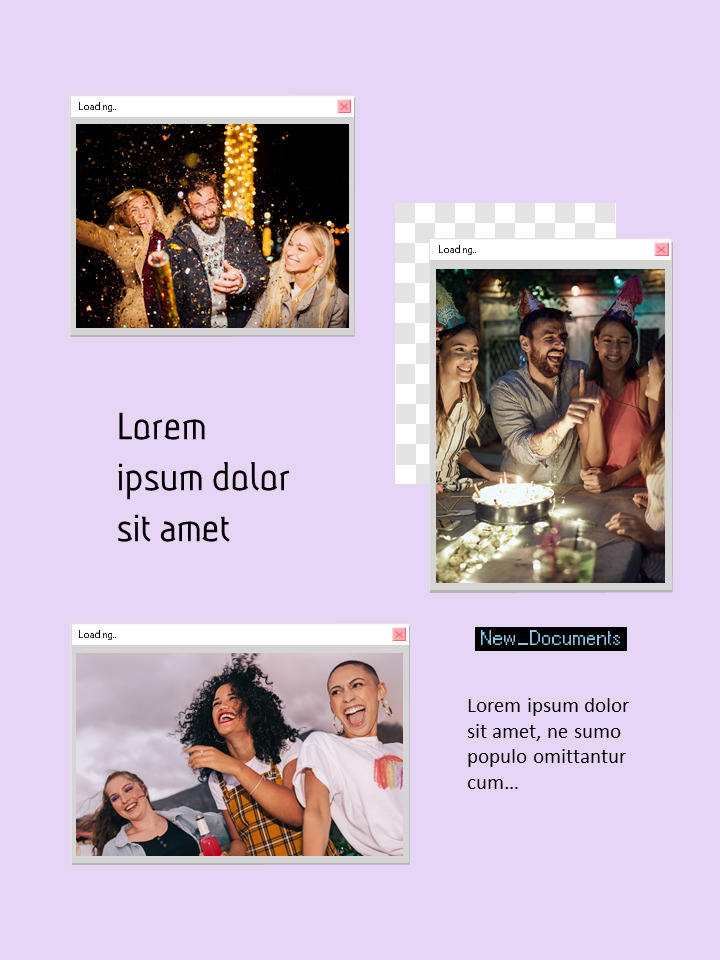 Time Together with Friends Simple Google Slides