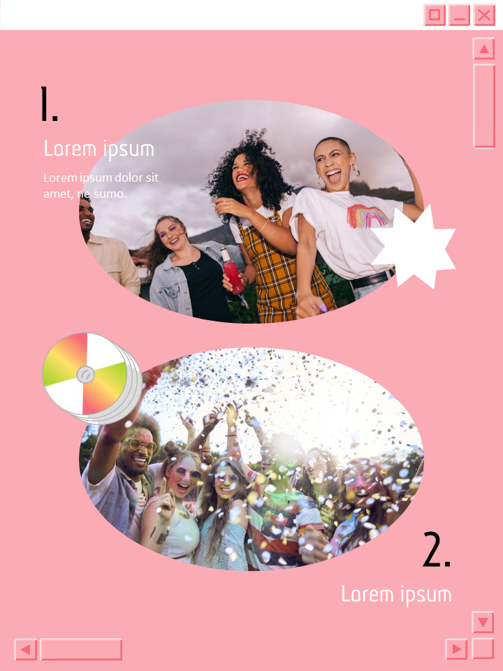 Time Together with Friends Simple Google Slides