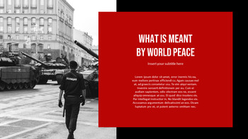 War and Peace PowerPoint Presentation PPT