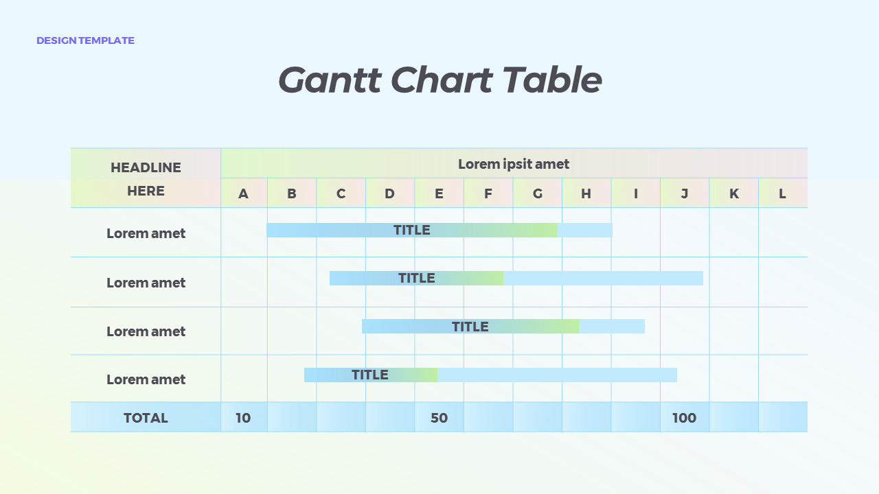 Glass Visual Design Slide PPT