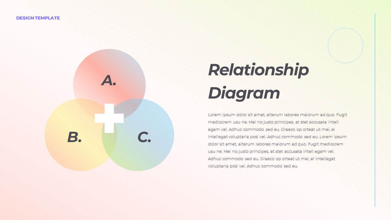Glass Visual Design Slide PPT