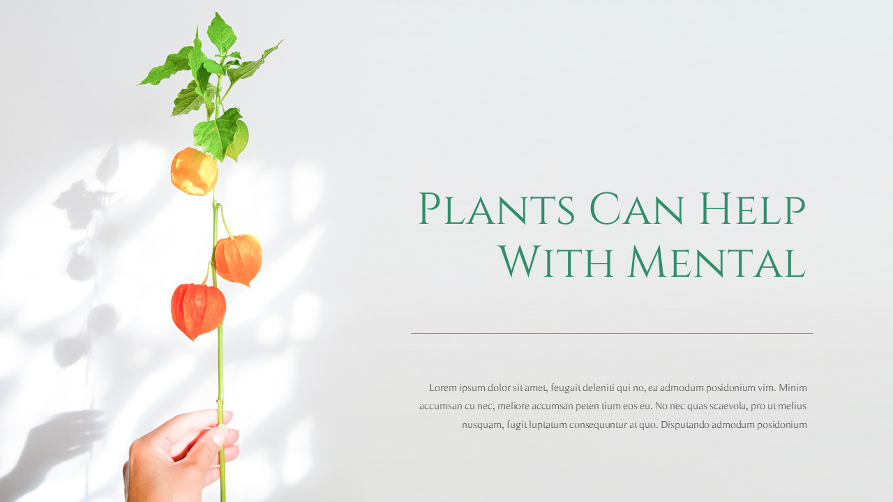 Nature Leaf Background PowerPoint