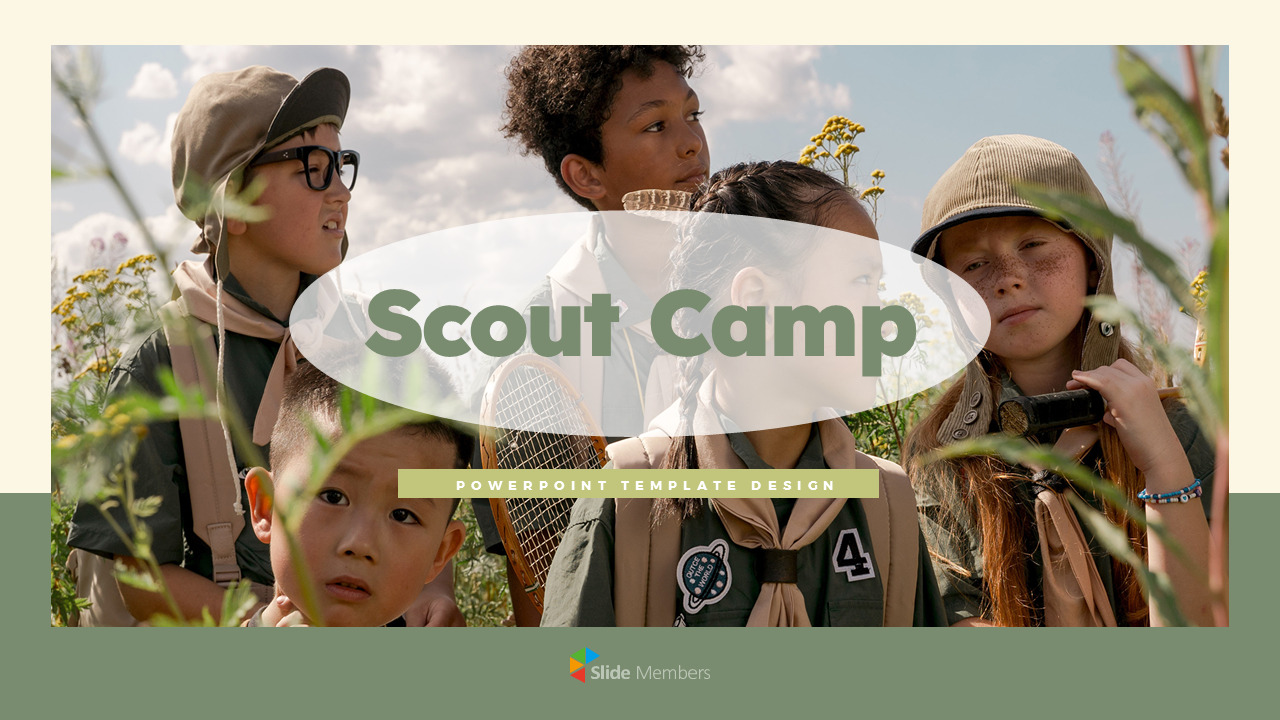 Scout Camp Simple Slides Design