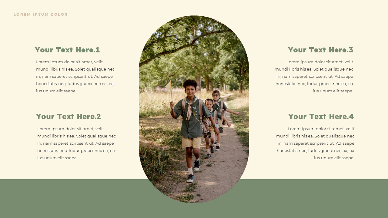 Scout Camp Simple Slides Design
